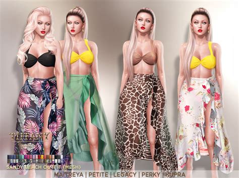 Second Life Marketplace Td Sandy Beach Outfit Mesh