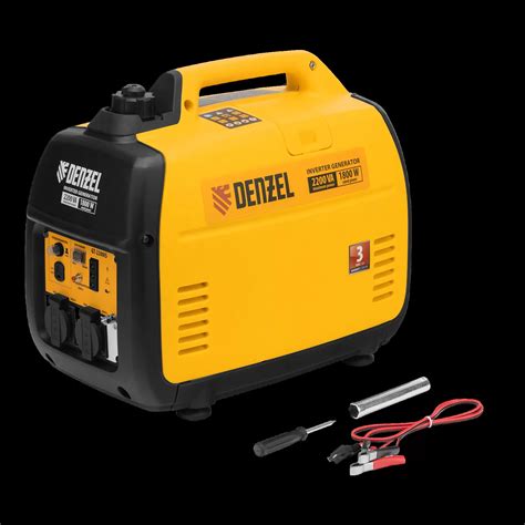 Инверторный генератор DENZEL GT-2200iS, 2.2 кВт, 230 В, бак 4 л, ручной ...