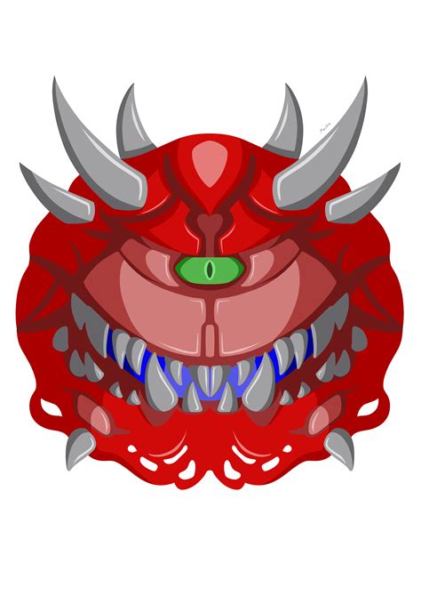 Classic Doom Cacodemon Fanart Doom