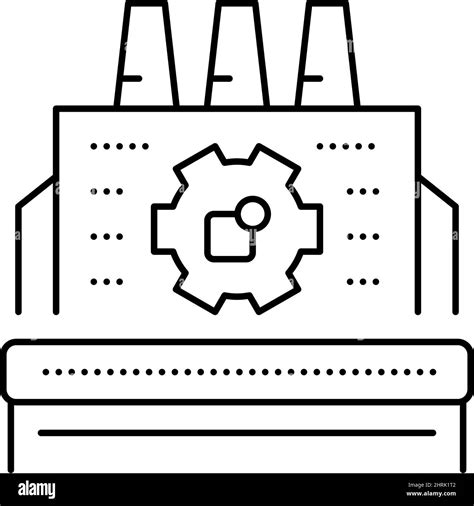 Manufacturing Erp Processing Line Icon Vector Illustration Stock Vector Image And Art Alamy