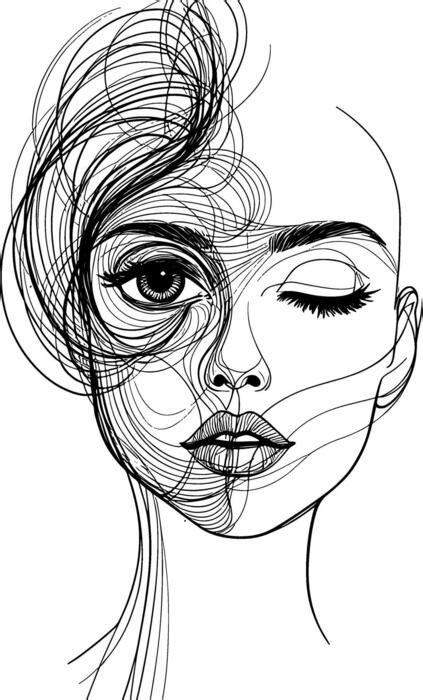 Black And White Face Vector Art Icons And Graphics For Free Download