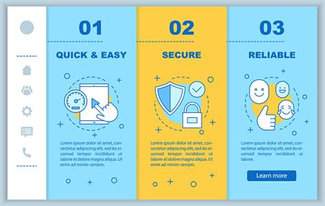 Layanan Digital Orientasi Halaman Web Seluler Vektor Template Ilustrasi