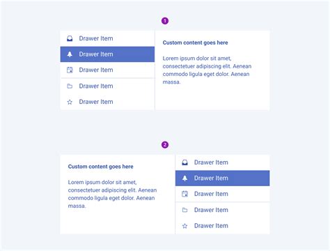 Overview Of The Drawer Component Design System Kit