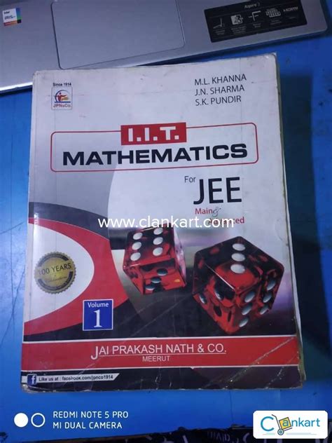 Buy Iit Mathematics For Jee Main And Advanced Set Of 2 Volumes Paperback Book In Excellent