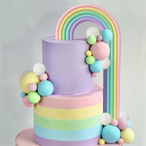 Rainbow Decorated Cake Ideas