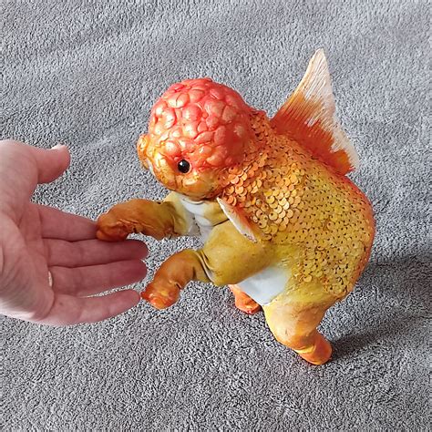 Cute Oranda Hippo Fantasy Creature Art Doll Animal Etsy