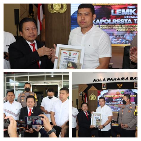 Ungkap Kasus Narkoba Jenis Sabu Kg Polresta Tangerang Dapat Penghargaan Liputan