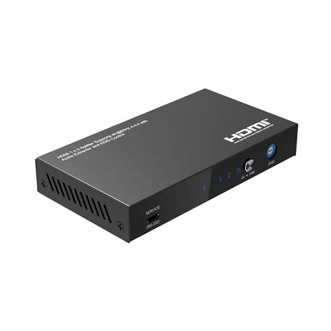 Hdmi™ 1×2 Splitter Supports 4k 60hz 4 4 4 With Audio Extractor And Edid