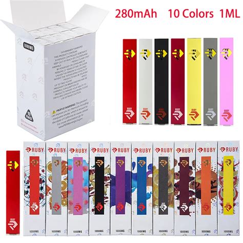 Ruby Vape Pens 1 0ml Disposable E Cigarettes Empty Disposable Device