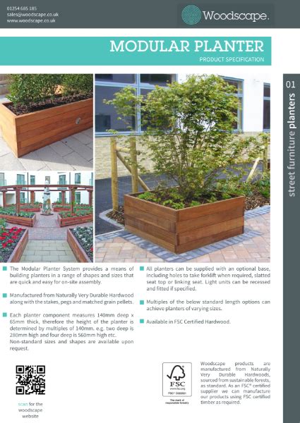 Modular Planter System Woodscape Ltd Nbs Source
