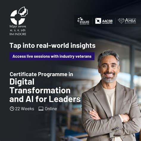 Iim Indore Ai And Digital Transformation Certification Iim Indore