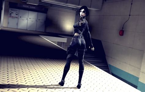 Wallpaper Girl Gun Mutant Marvel Domino Domino Mutant By
