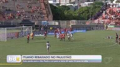 Bom Dia Cidade Sorocaba e Itapetininga Após 23 anos na elite