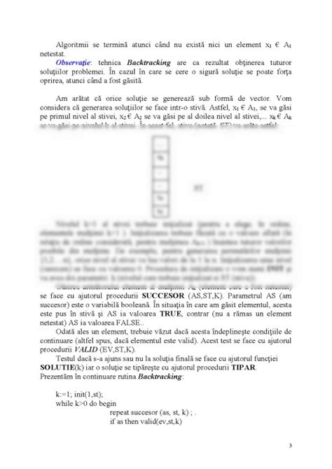 Referat Metoda Backtracking