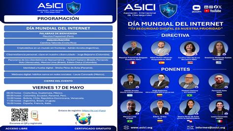 Día Mundial Del Internet Asociación Internacional De Ciberseguridad