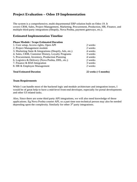 Project Evaluation Pdf