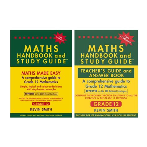 20 Off On Grade 12 Maths Handbook And Guide Onedayonly