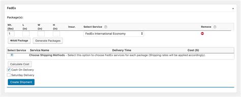 FedEx International Economy Shipping For WooCommerce Shopify Stores