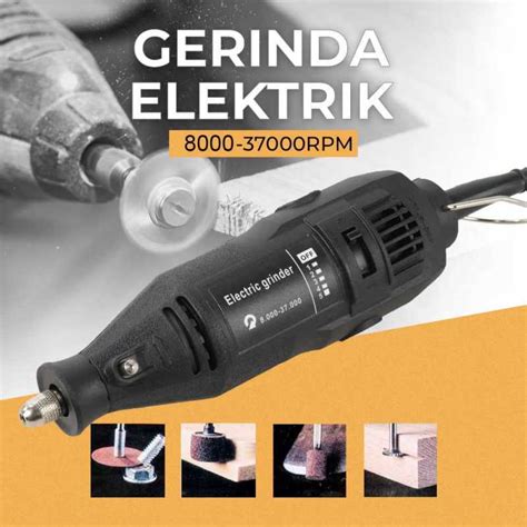 Jual Demel Multipro Gerinda Elektrik Mini 8000 37000 Rpm Di Seller