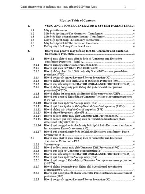 Generator Step Up Transformer Protection Setting Calculation Pdf
