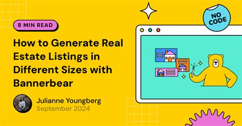 How To Generate Real Estate Listings In Different Sizes With Bannerbear