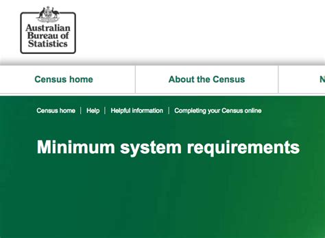The Census Online Has Minimum System Requirements Will Your Computer
