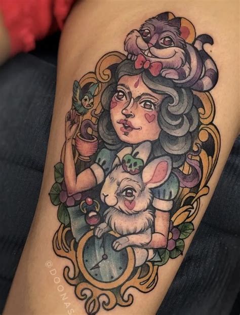 10 Magical Alice In Wonderland Tattoos Books And Bao