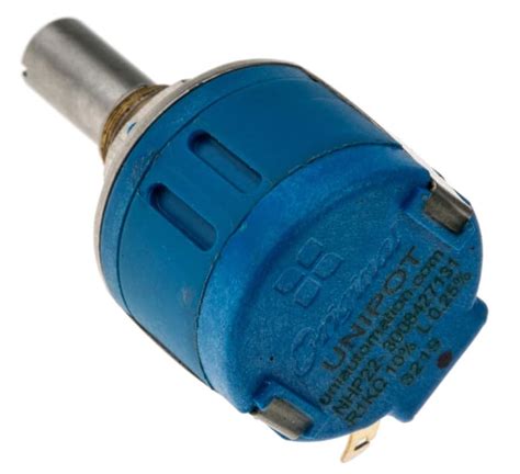 Rs Pro Rs Pro 1kΩ Rotary Potentiometer 10 Turns 1 Gang Panel Mount