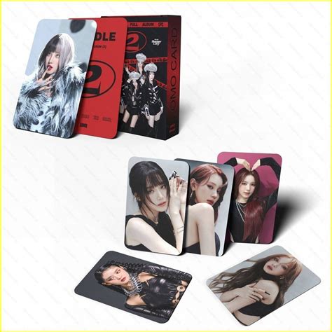 Bx 55pcsset Gidle Lomo Card 2nd Album Super Lady Cho Mi Yeon Minnie