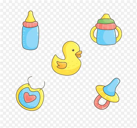彩色手绘婴儿用品png图片素材下载 图片编号qkpaolno 免抠素材网