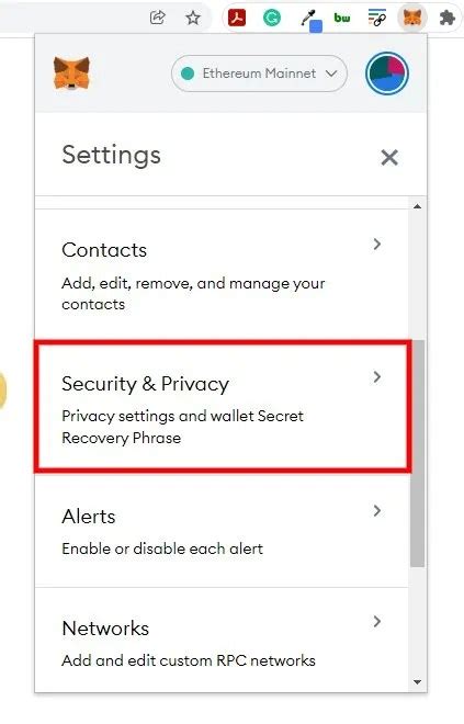 How To Find Your Secret Recovery Phrase On Metamask Followchain
