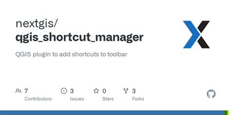 Github Nextgis Qgis Shortcut Manager Qgis Plugin To Add Shortcuts To