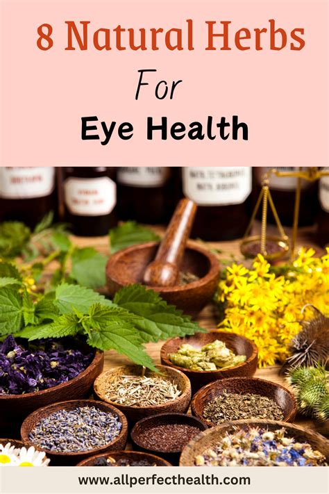 8 Natural Herbs For Eye Health Eye Health Natural Herbs Herbs For
