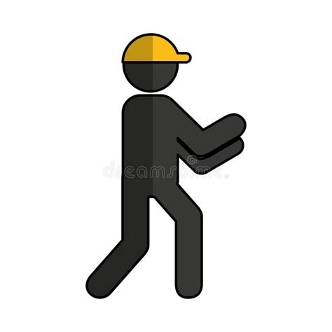 Bag Worker Logistic Global Line Icon Vector Stock Vector Illustration Of Concept Payment