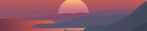 1080x228 Resolution Surreal Sunset Minimal 4k 1080x228 Resolution