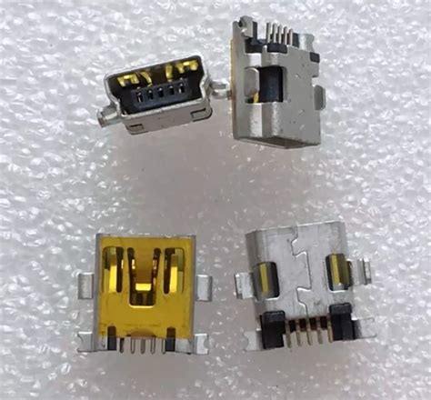 Mini Usb Connector Jack Female Socket 5p