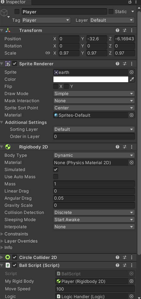 Player Not Appearing In Build Runity2d