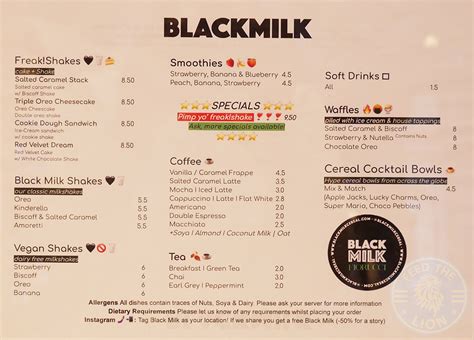 Black Milk Pop Up Dessert Soho London Feed The Lion
