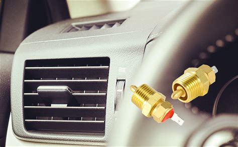 Fan Thermostat Temperature Switch 185 To 175 Degree Electric Engine Cooling Fan Thermostat