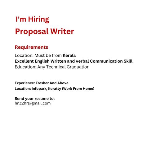 Leema Sebastian On Linkedin Hiring Proposalwriting English