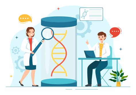 Premium Genetic Engineering Illustration Pack From Science And Technology