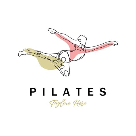 Pilates Sitting Pose Logo Icon Symbol A Calming Yoga Exercise That