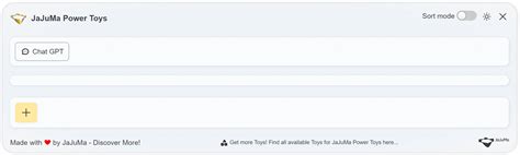 GitHub JaJuMa GmbH Pot Chat Gpt Speech Balloon Chat GPT Power Toy