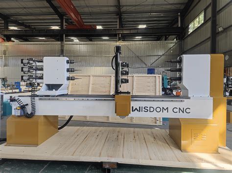 3 Axis Cnc Wood Turning Lathe For Pool Cue Billiard Cue Making Wisdom Cnc