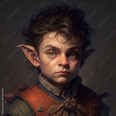Halfling Character Portrait Rpg Fantasy Avatar And Token Generative