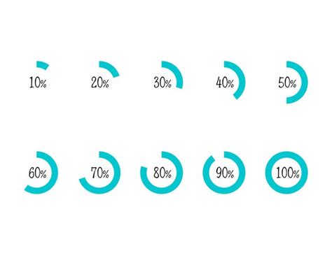Premium Vector Collection Loading Bar Status Icon Vector Illustration Set Of Vector Loaded