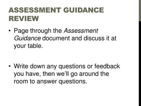 Ppt Oregon Assessment Guidance For Effective Evaluation Powerpoint
