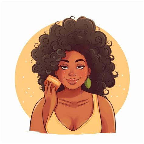 Black Natural Hair Drawings