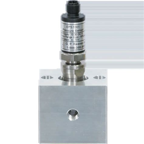 Electronic Pressure Sensor Eps1001 870 Psi Inline Gp Reeves Inc