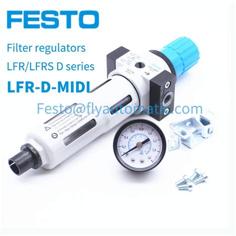 Pneumatic Air 40um Filter Pressure Regulator Festo 44 Off